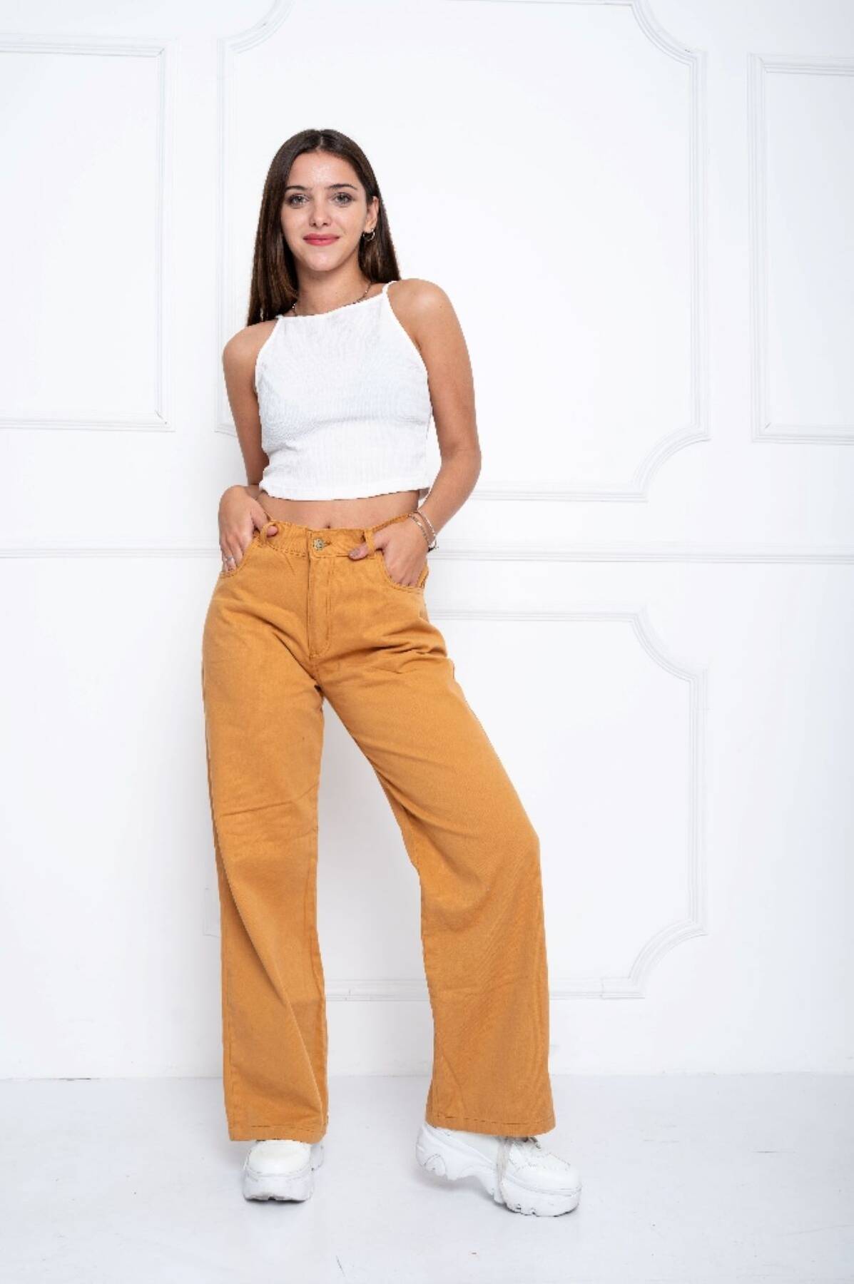 'Art. 350-6DDL.' Wide Leg Dulce de Leche "TREND" | Distrito Moda