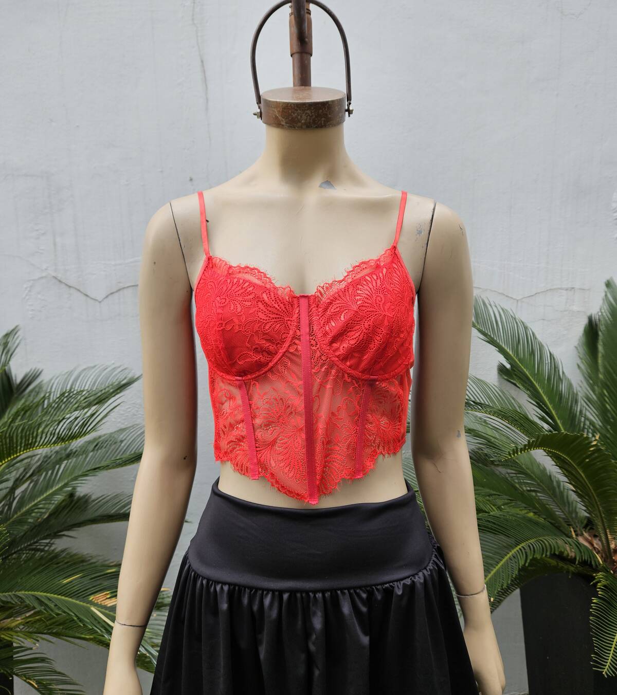 Corset encaje pico | Distrito Moda