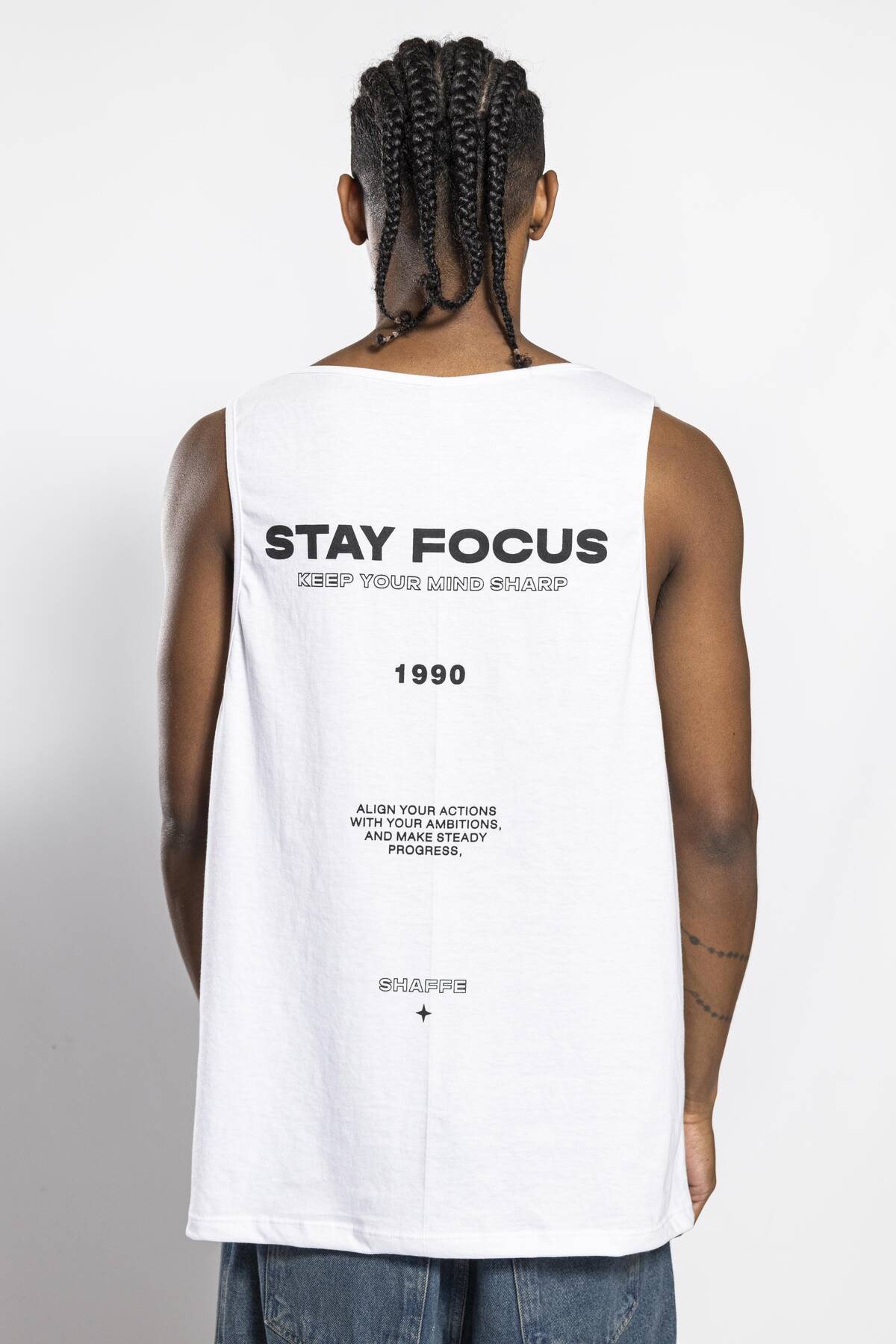 musculosa oversize stay blanco | Distrito Moda