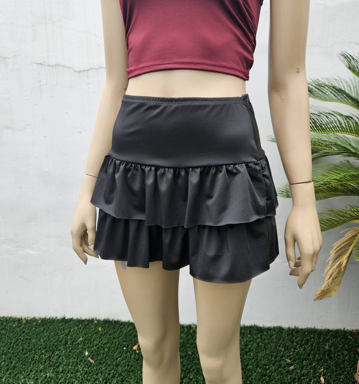 Pollera bolado microfibra | Distrito Moda