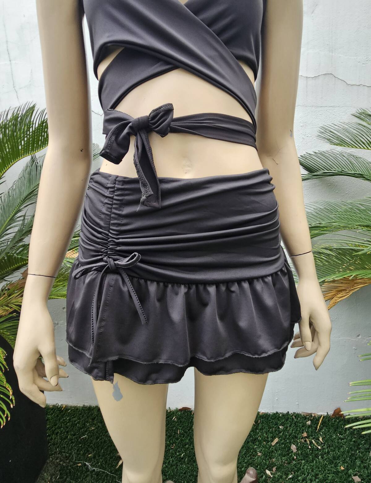 Pollera frunce bolado | Distrito Moda