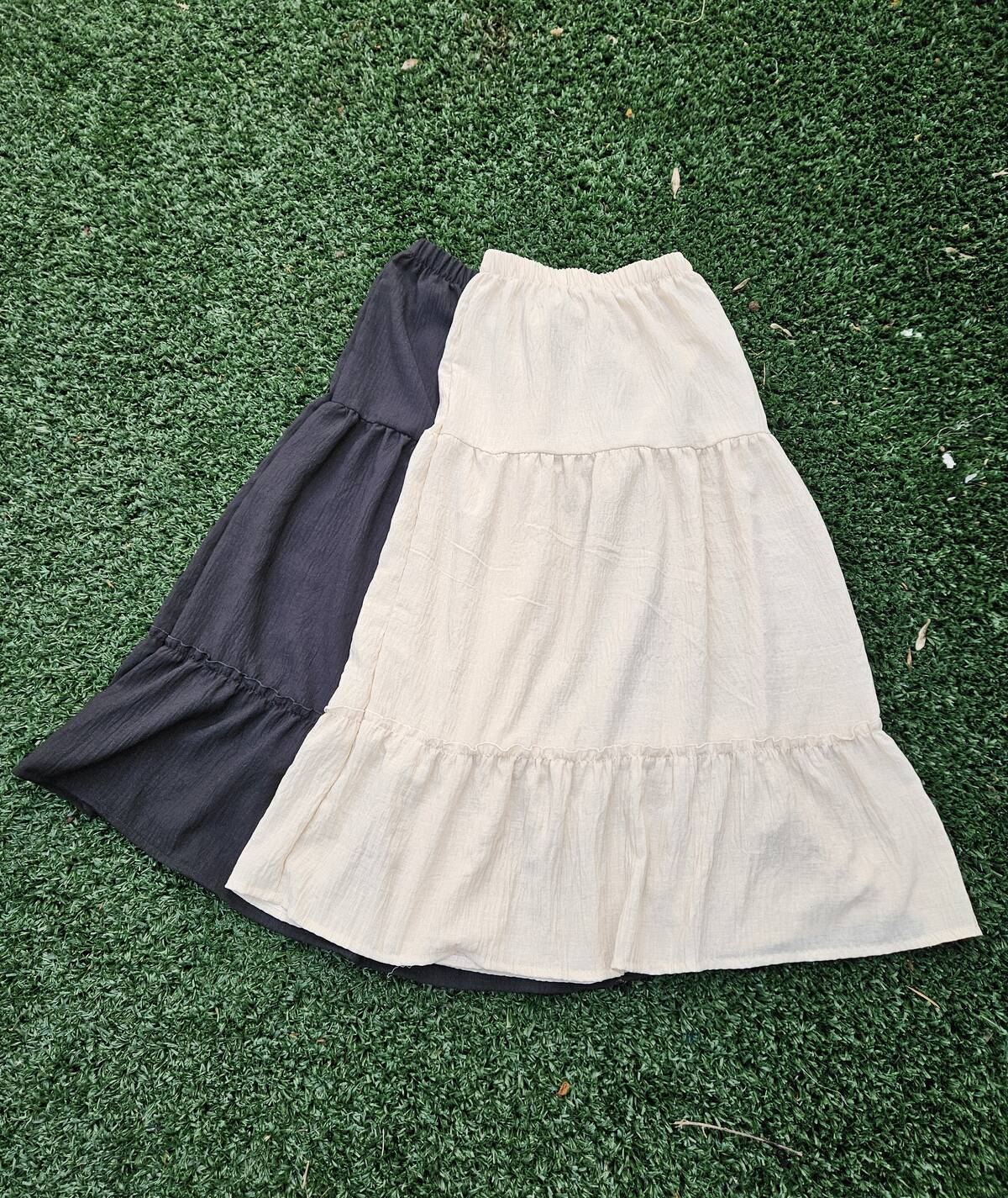 Pollera larga lino | Distrito Moda