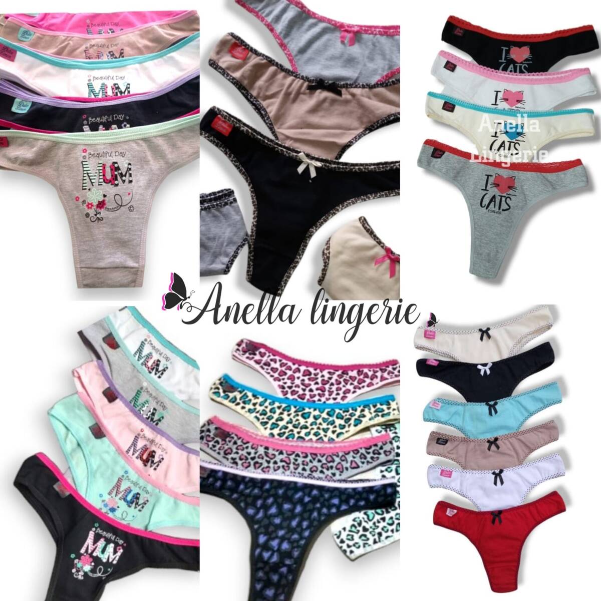 Colaless estampados varios por docena | Distrito Moda